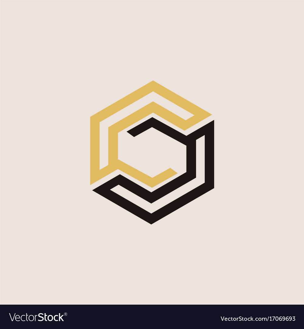 Cube polygon logo Royalty Free Vector Image - VectorStock