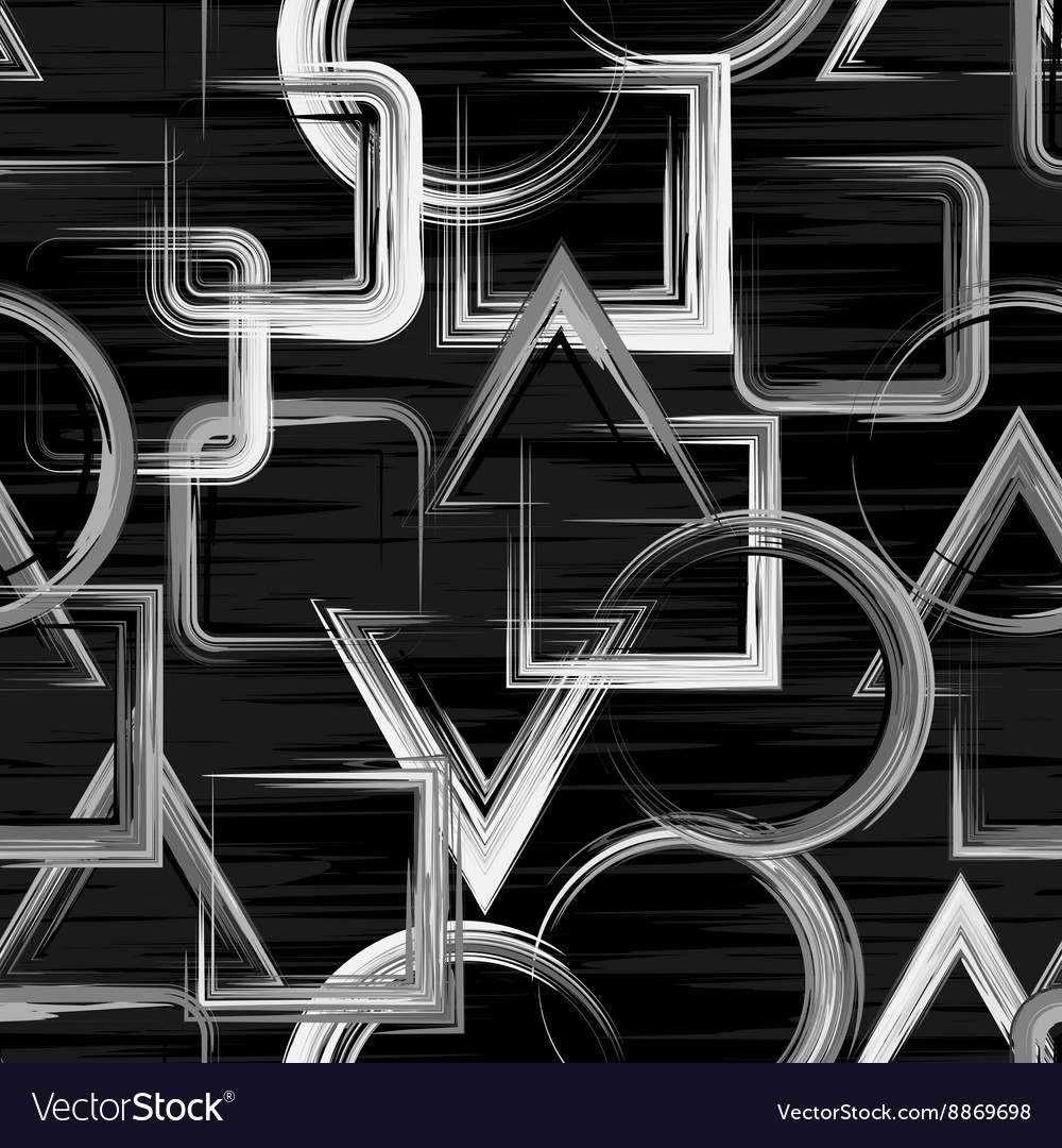 Grunge seamless pattern with hand drawn paint Vector Image