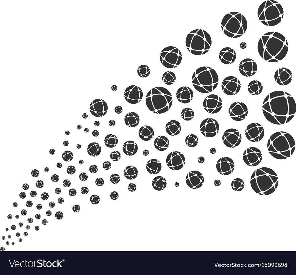 Network source stream Royalty Free Vector Image