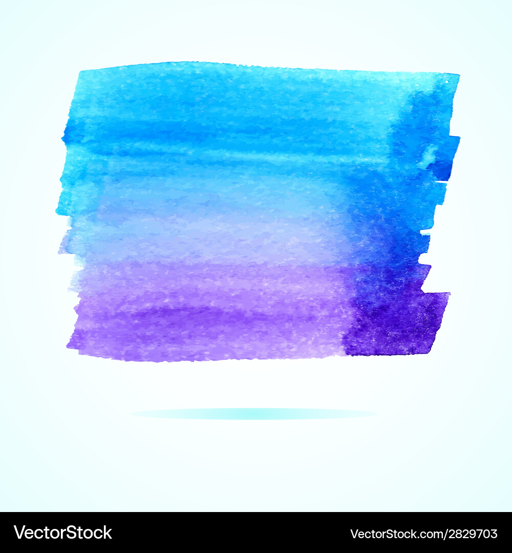 Abstract watercolor art hand paint Royalty Free Vector Image