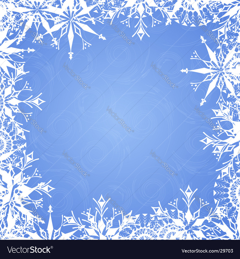 Frosty patterns Royalty Free Vector Image - VectorStock