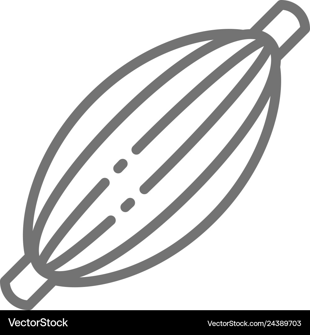 Human muscle tendon line icon Royalty Free Vector Image