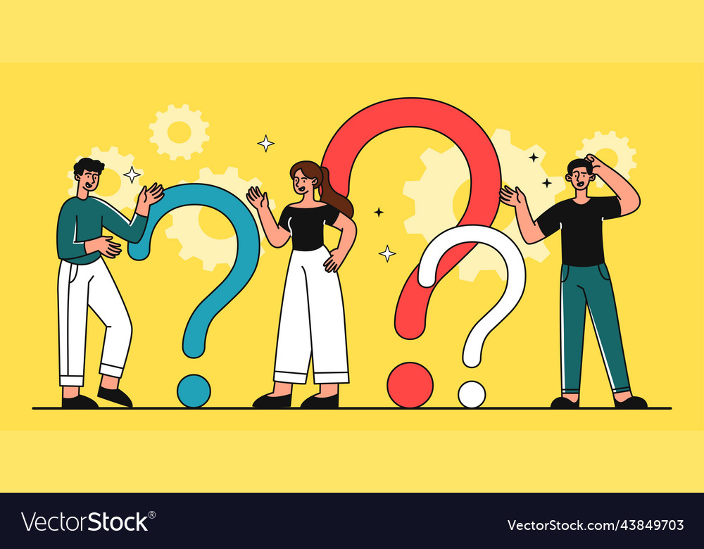 Searching for solution Royalty Free Vector Image