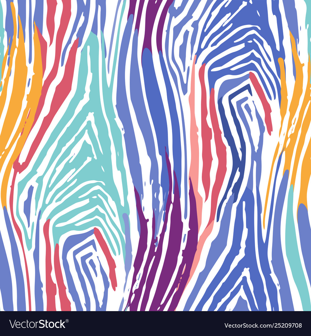 Abstract repeated seamless pattern striped Vector Image