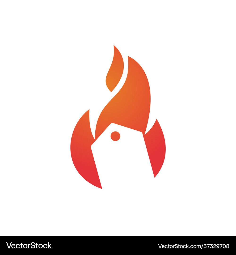 Hot deals logo design template Royalty Free Vector Image