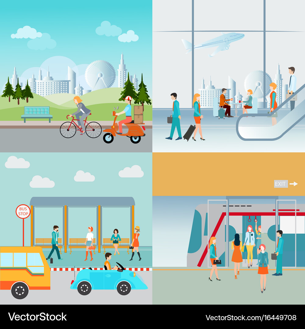 Info graphic of transportation Royalty Free Vector Image