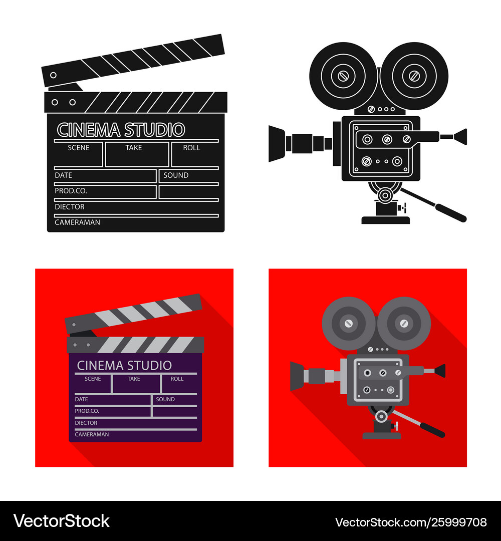 Isolated object television and filming symbol Vector Image