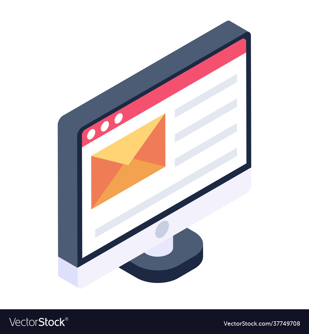 Online message Royalty Free Vector Image - VectorStock