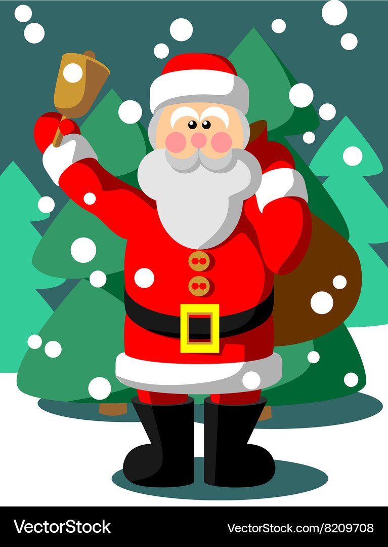 Santa claus color 05 Royalty Free Vector Image