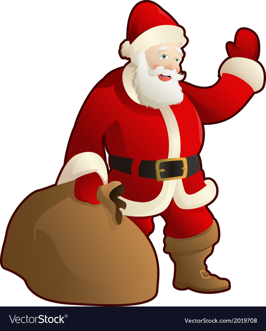 Santa Royalty Free Vector Image - VectorStock