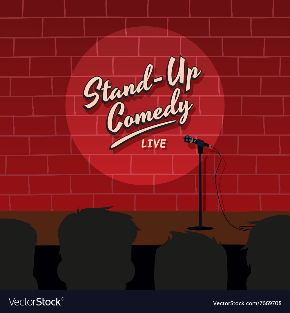 Stand up comedy Royalty Free Vector Image - VectorStock