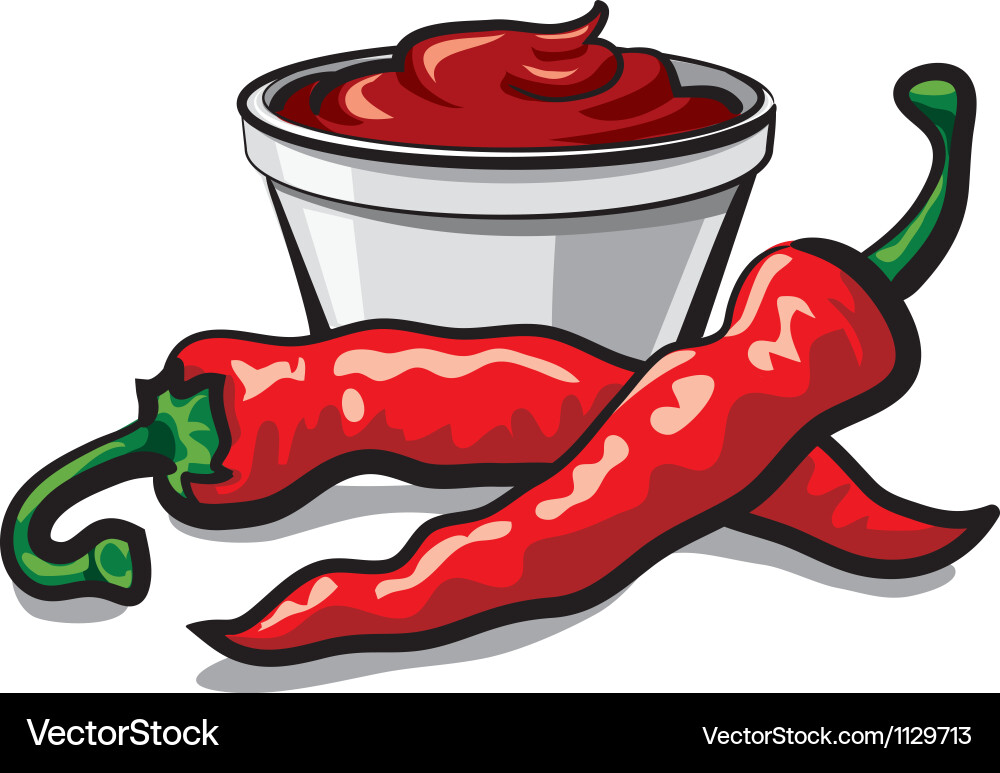 Chilly peppers Royalty Free Vector Image - VectorStock