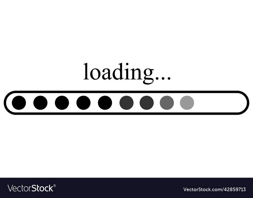 Loading icon Royalty Free Vector Image - VectorStock