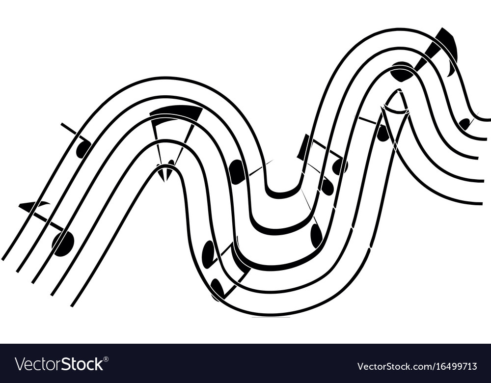 Musical notes design Royalty Free Vector Image