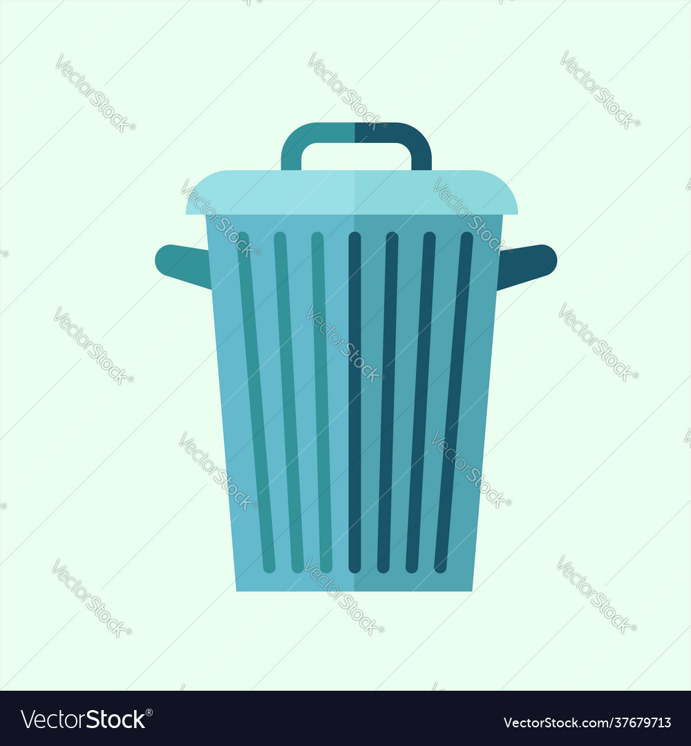 Recycling icon with waste Royalty Free Vector Image