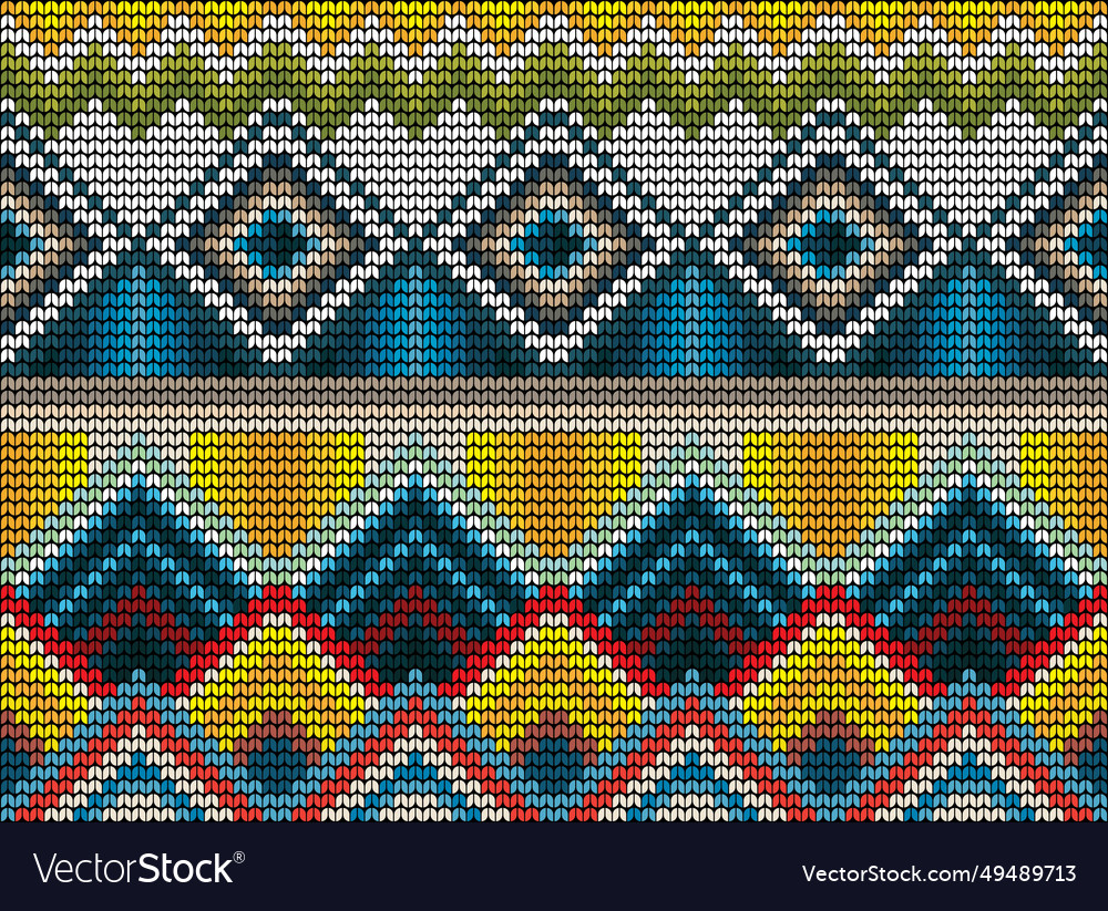 Weaving textile pattern on black background Vector Image