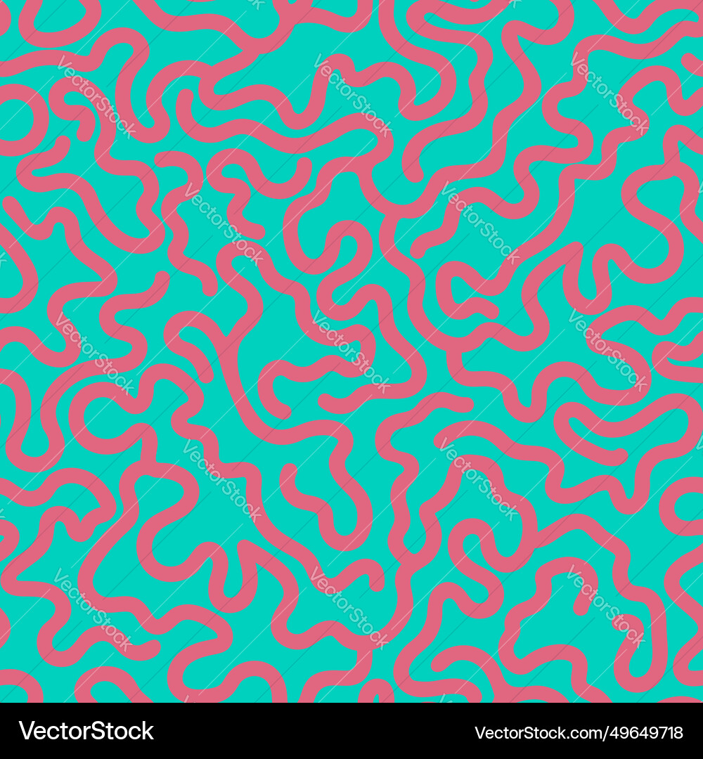 Coral reef seamless pattern underwater sea life Vector Image