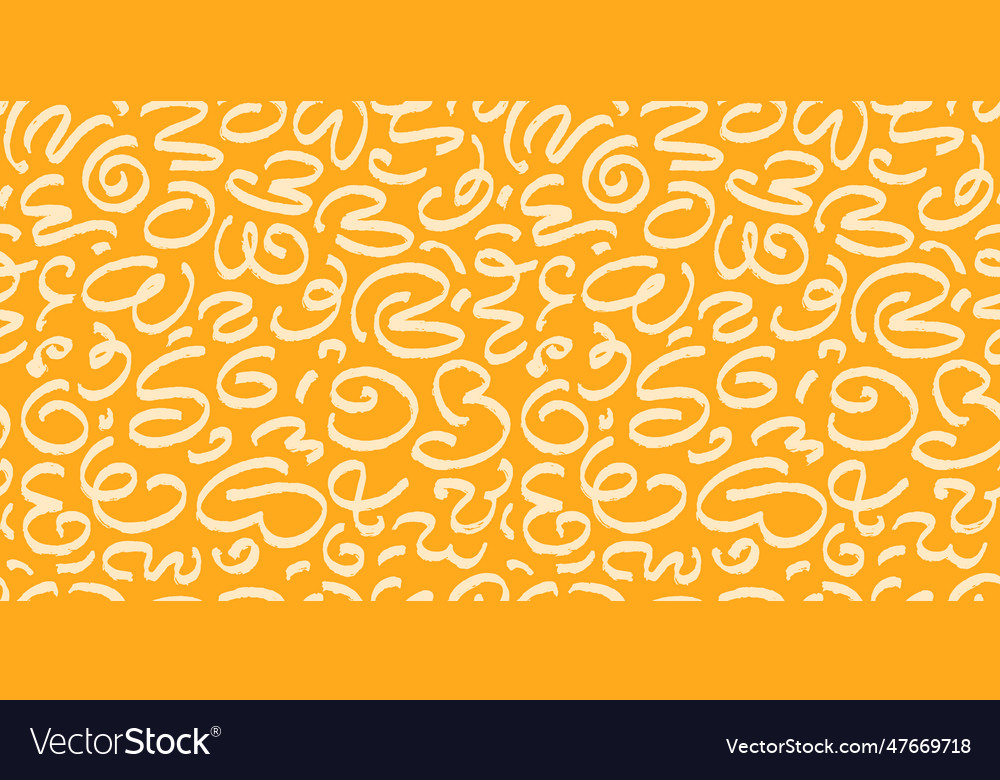 Hand drawn scribble seamless pattern Royalty Free Vector