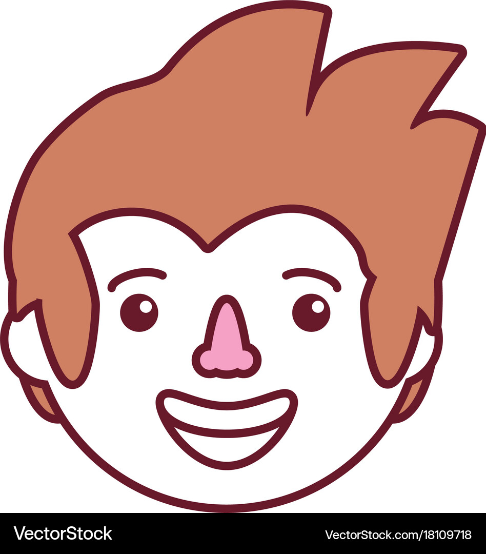 Man face Royalty Free Vector Image - VectorStock