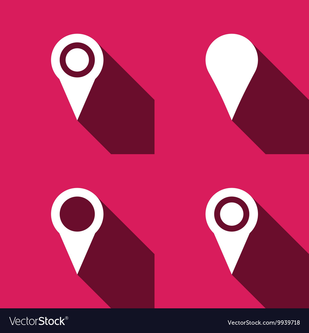 Map marker pointer Royalty Free Vector Image - VectorStock