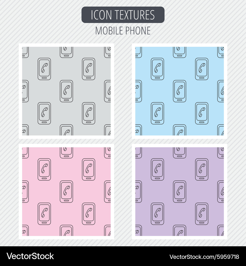 Smartphone icon cellphone with touchscreen sign Vector Image