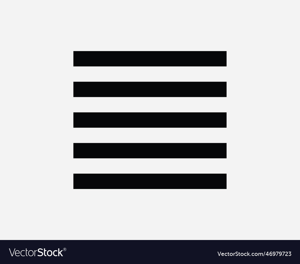 Align justify icon Royalty Free Vector Image - VectorStock Align justify icon Royalty Free Vector Image - VectorStock