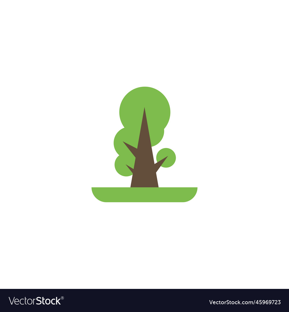 Tree creative icon from recycling icons Royalty Free Vector