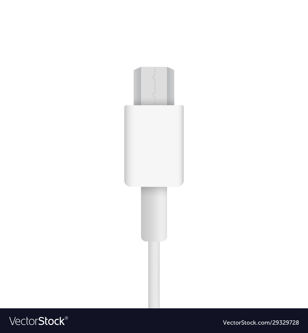 Micro-usb cable Royalty Free Vector Image - VectorStock