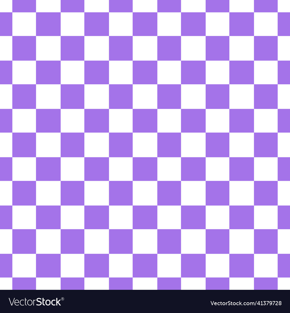 Seamless pattern lilac checkered background Vector Image