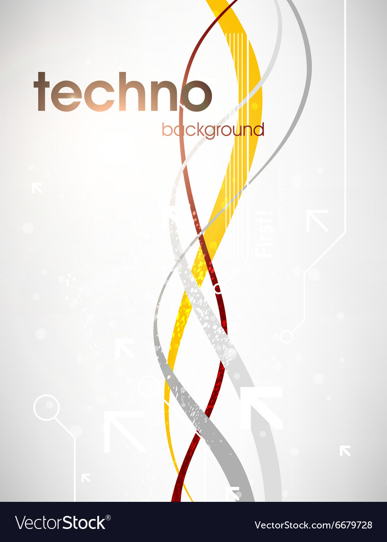 Silver techno background Royalty Free Vector Image