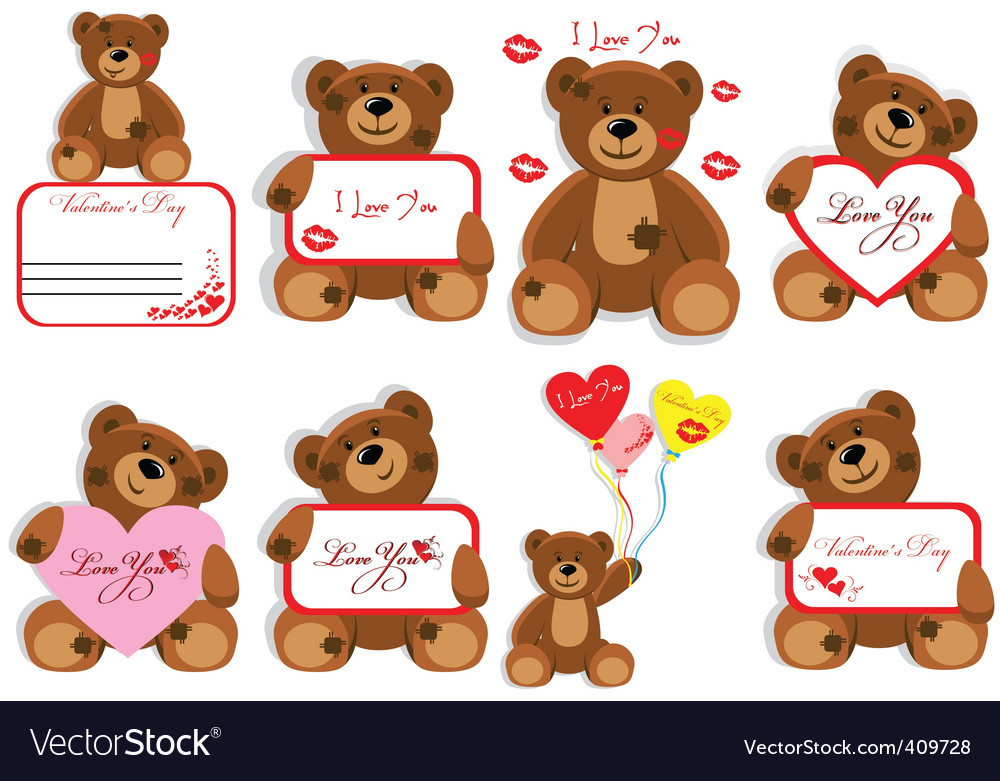 Teddy bear Royalty Free Vector Image - VectorStock