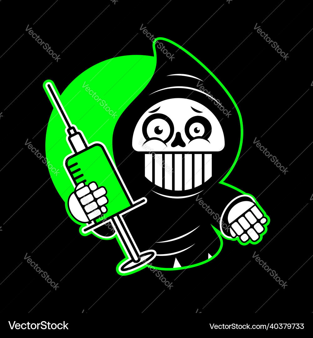Skull icon in trendy flat style isolated Vector Image