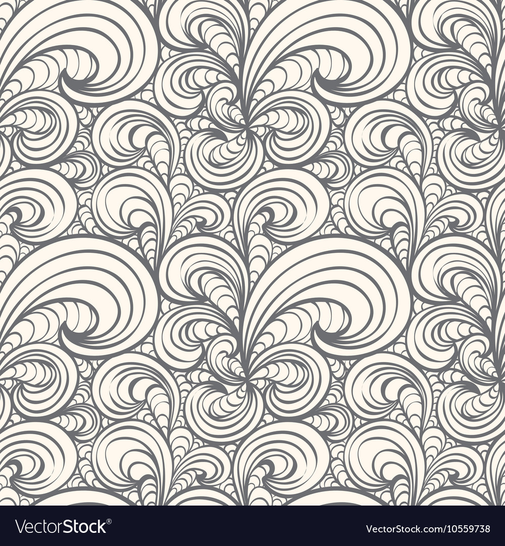 Seamless Curl Pattern Royalty Free Vector Image