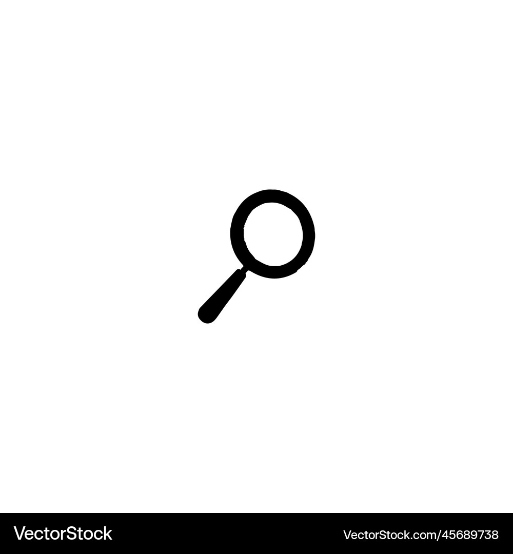 Search icon simple style search theme poster Vector Image