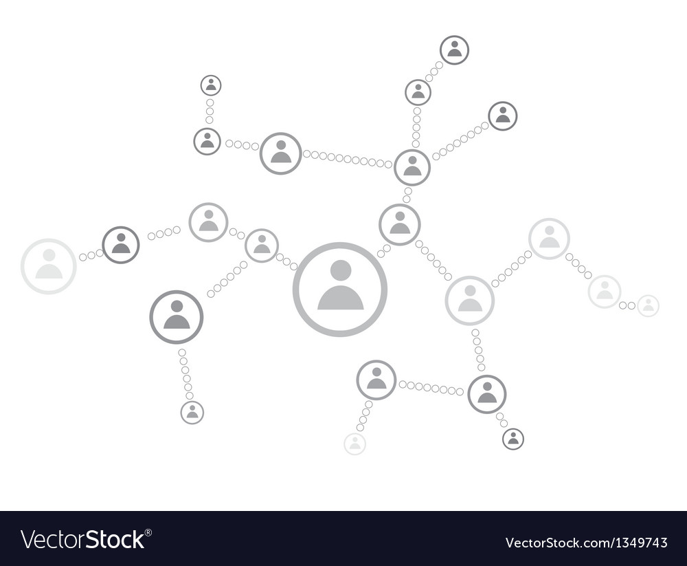 Human connection Royalty Free Vector Image - VectorStock