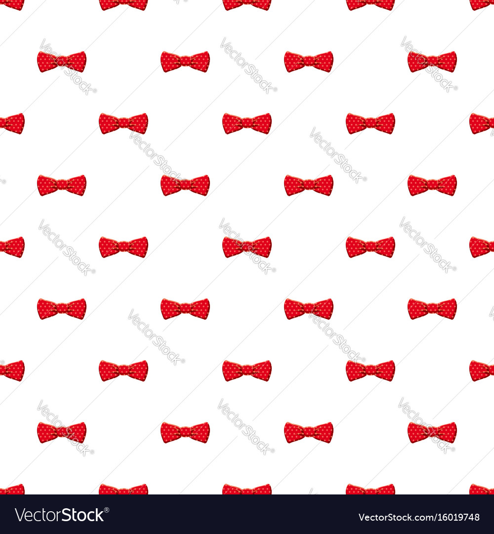 Bow pattern Royalty Free Vector Image - VectorStock