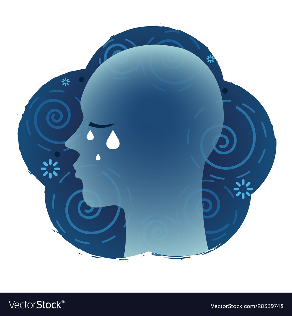 Sadness Royalty Free Vector Image - VectorStock