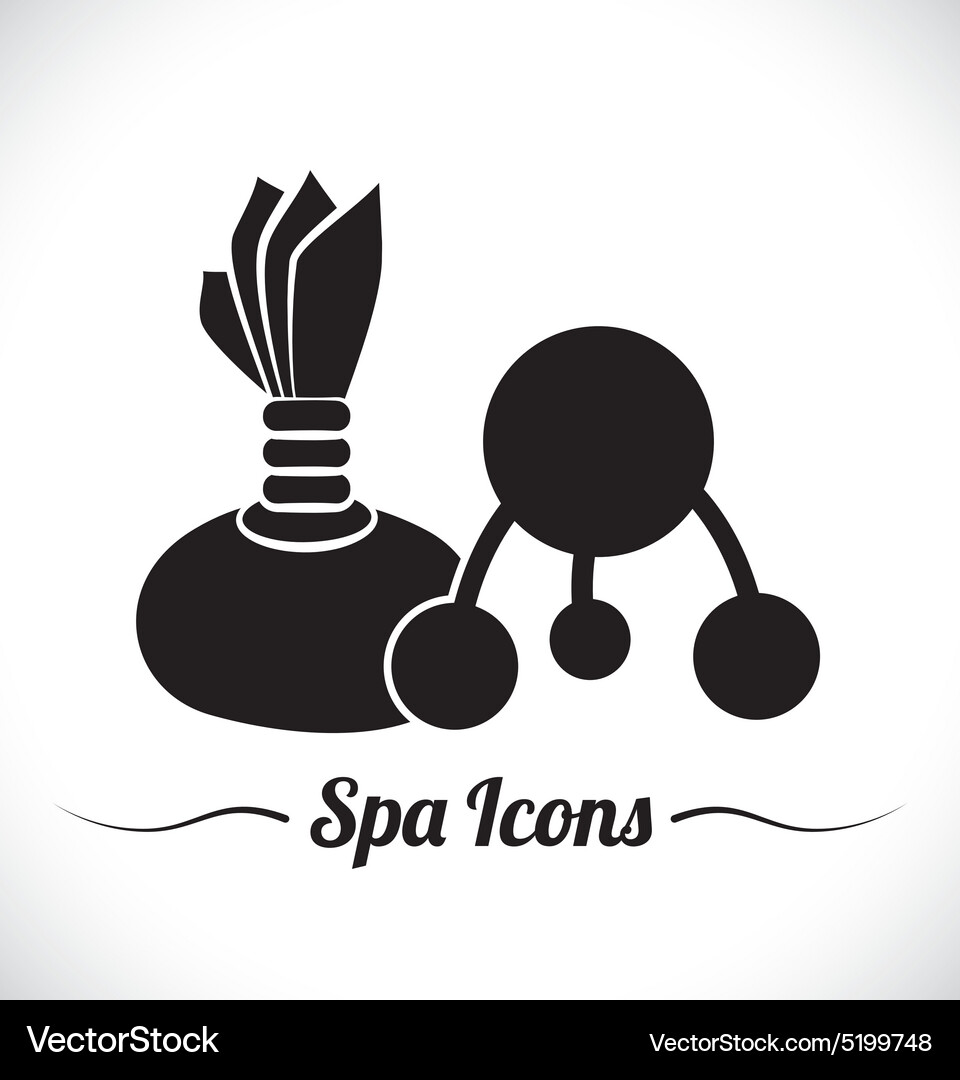 Spa icons design Royalty Free Vector Image - VectorStock