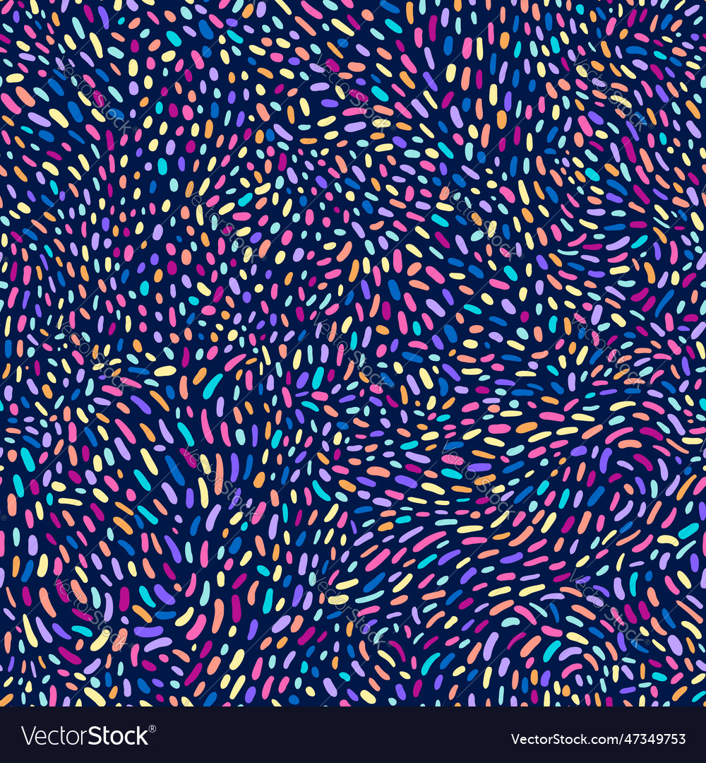 Colored seamless pattern Royalty Free Vector Image