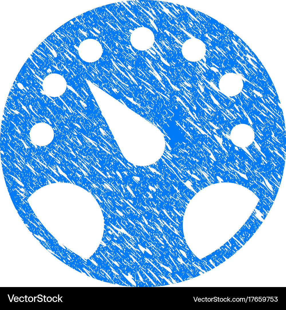 Gauge grunge icon Royalty Free Vector Image - VectorStock