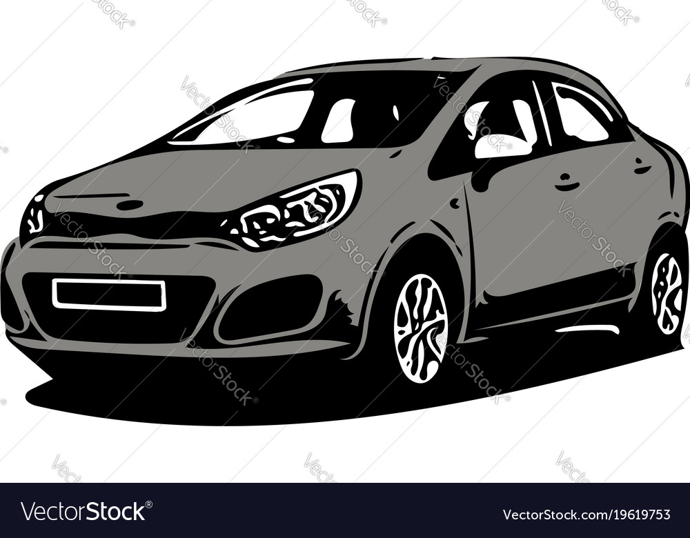 Grey sportscar vehicle silhouette Royalty Free Vector Image Grey sportscar vehicle silhouette Royalty Free Vector Image