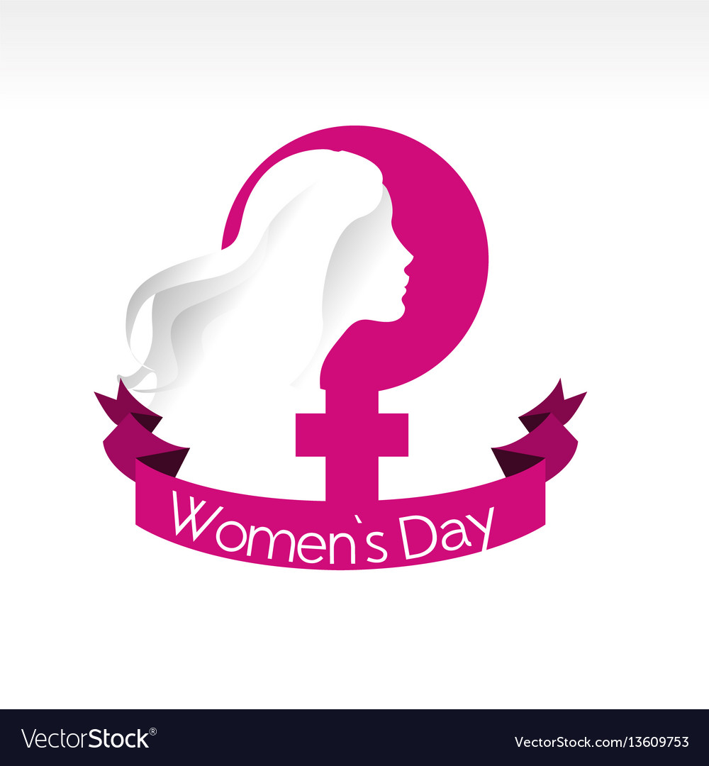 International women day card icon Royalty Free Vector Image International women day card icon Royalty Free Vector Image