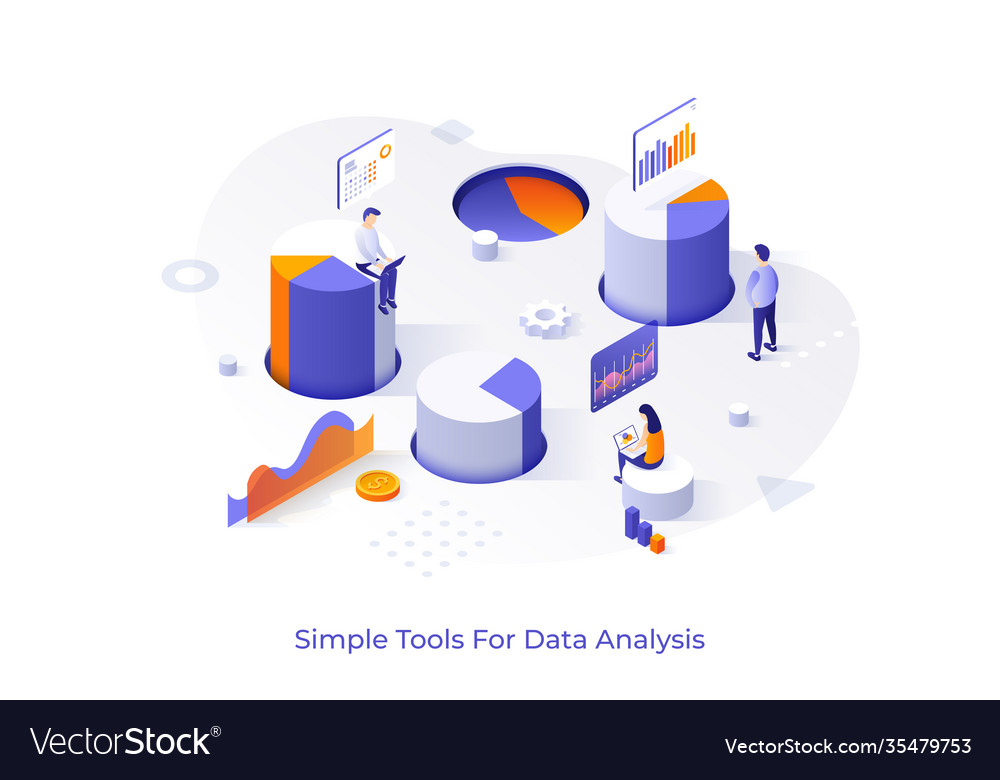 Isometric concept Royalty Free Vector Image - VectorStock