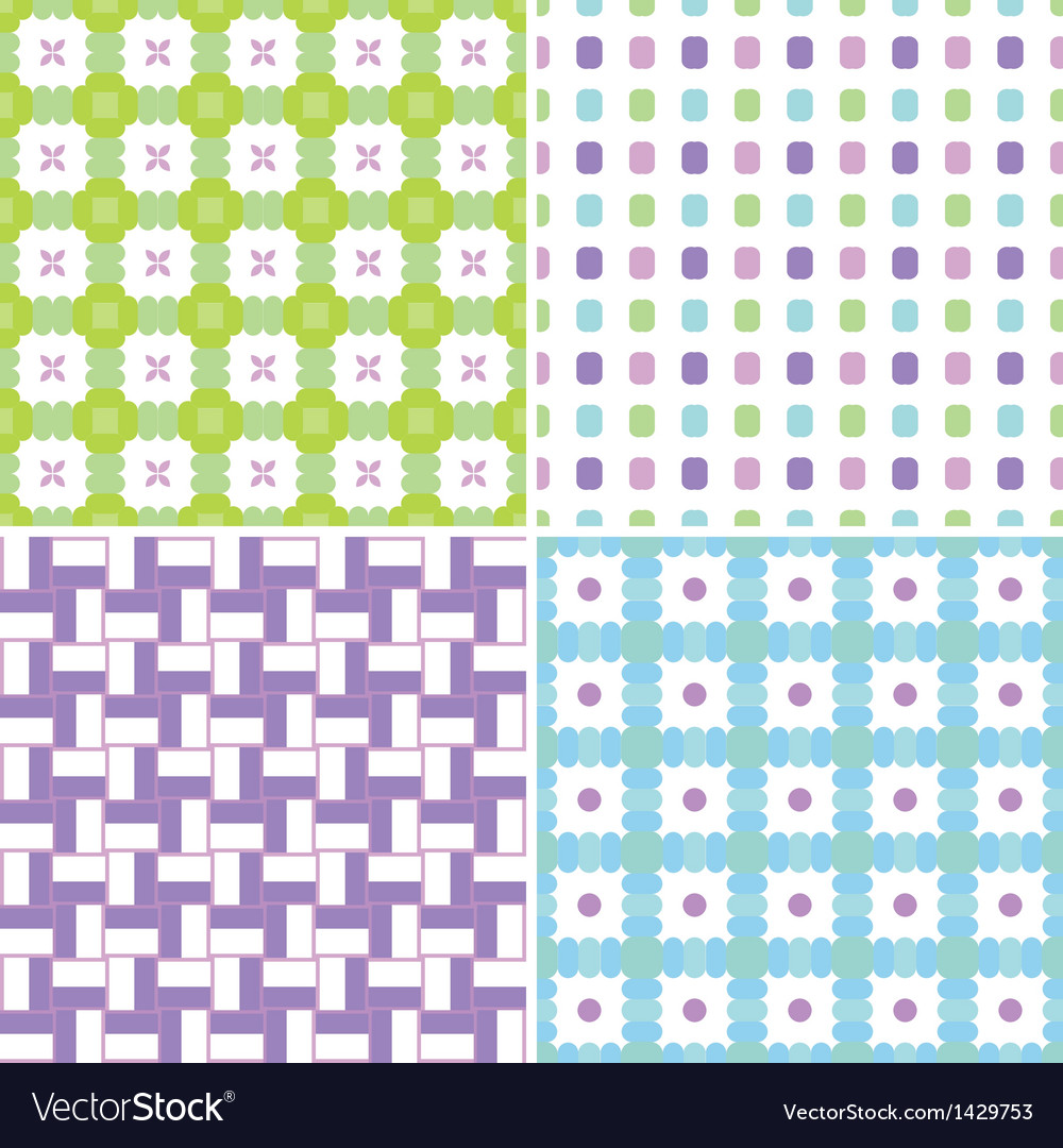 Pastel patterns Royalty Free Vector Image - VectorStock