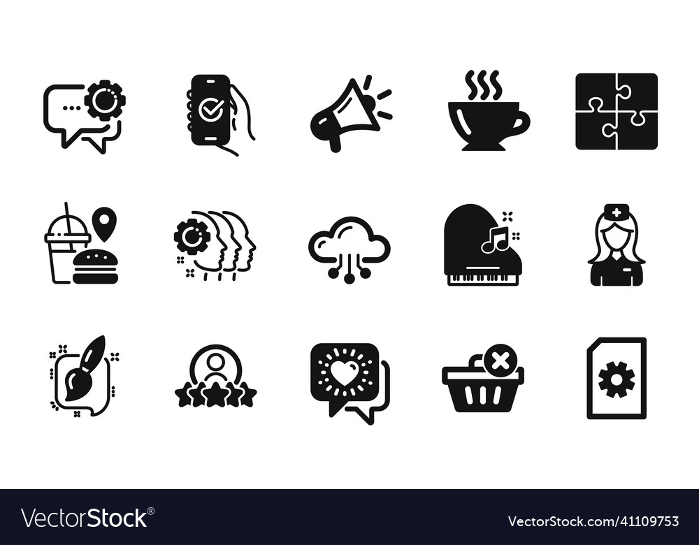 Set Of Cloud Computing File Management Royalty Free Vector