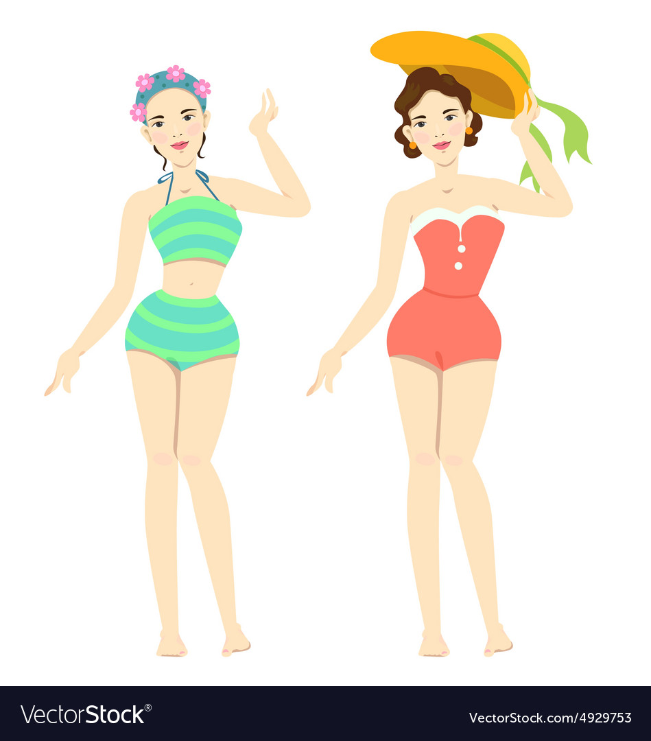 Swimwear Royalty Free Vector Image Vectorstock