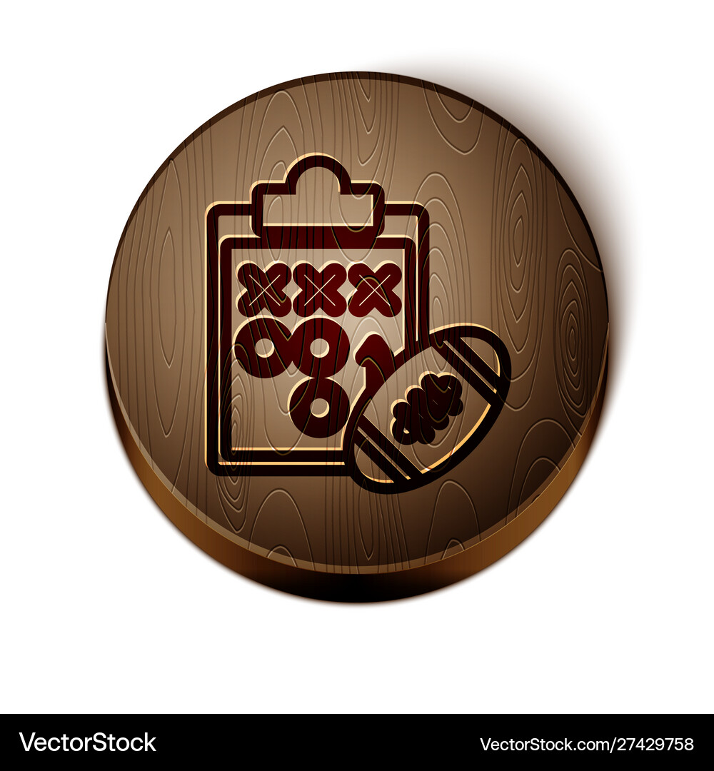 Brown line planning strategy concept icon isolated