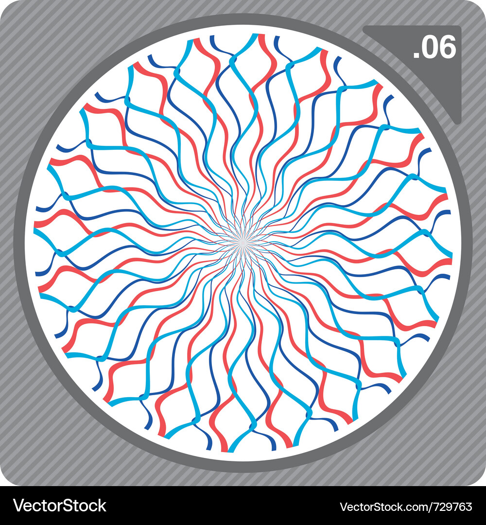 Abstract circular decorative ornament Royalty Free Vector
