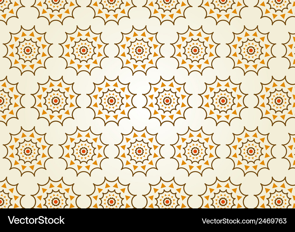 Classic gear or cogwheel pattern on pastel color Vector Image