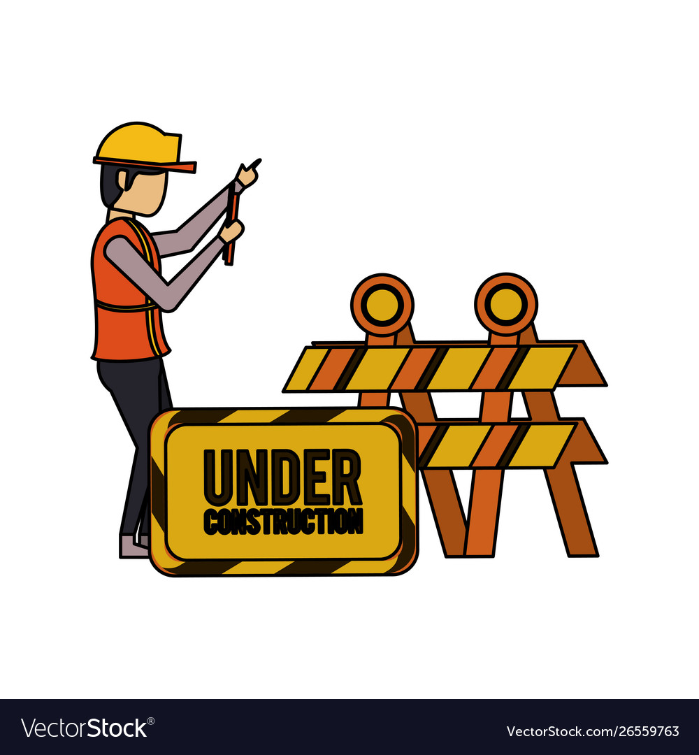 Construction architectural engineering work Vector Image
